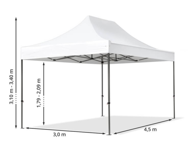Reklaminė PVC 620 gr./ kv.m. palapinė 3×4,5 m. | STOGAS IR SIENOS ...